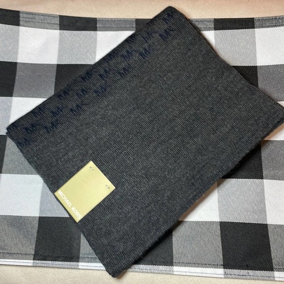 Michael Kors | Accessories | Michael Kors Gray Mens Mk Repeat Logo ...